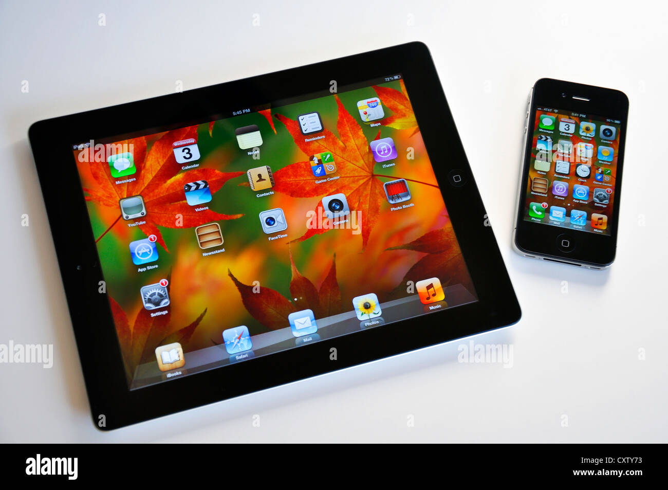 iPad and iPhone Stock Photo - Alamy