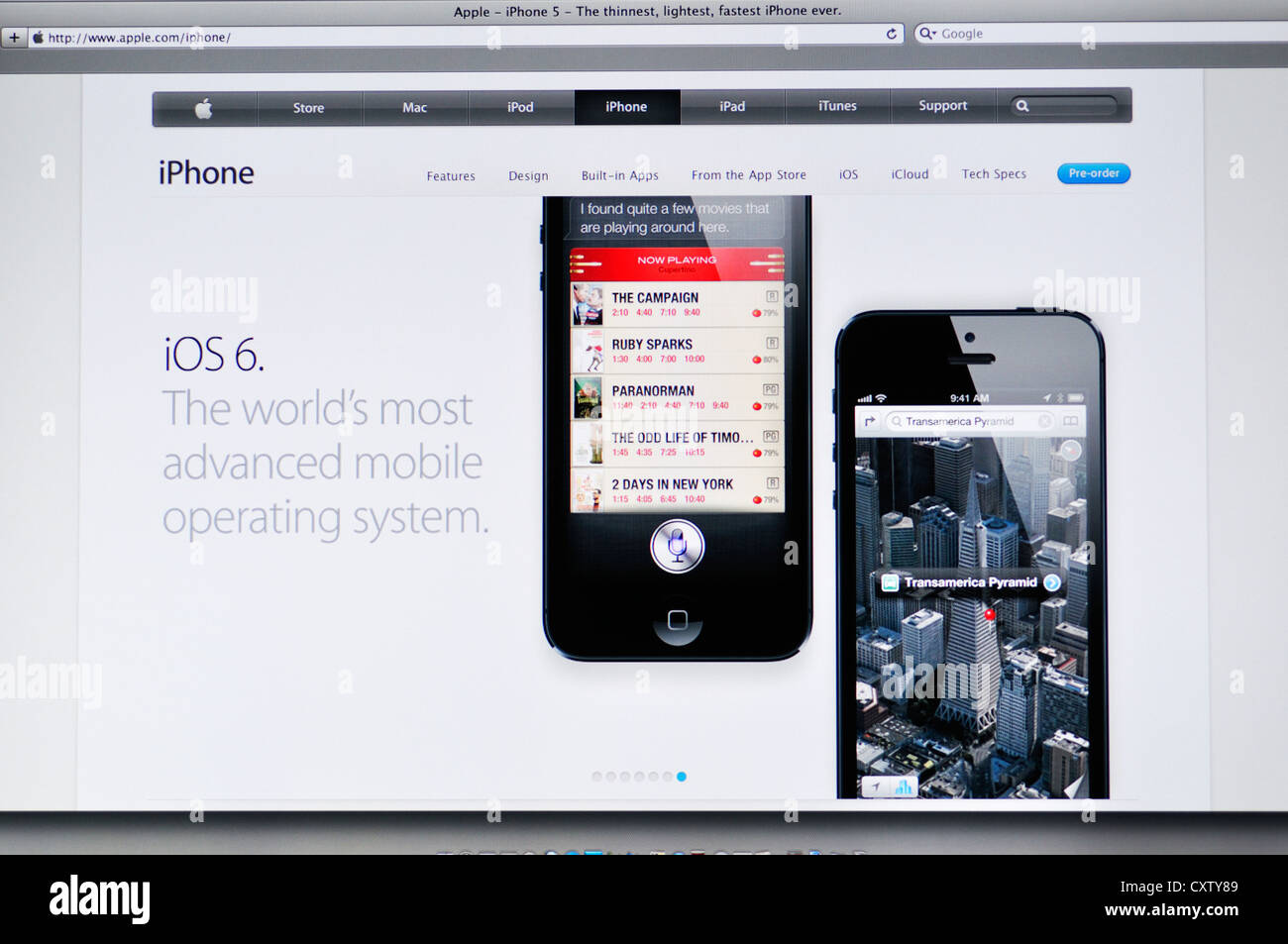 Apple store website - online shopping Stock Photo - Alamy