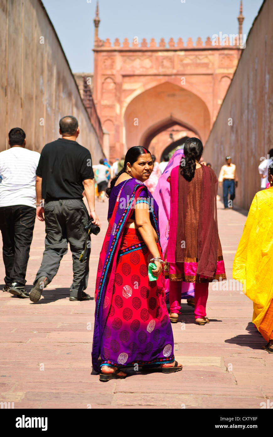 Indian woman tourist hi-res stock photography and images - Alamy