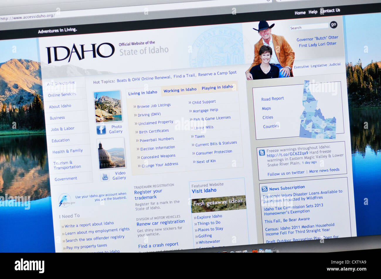 Idaho gov hi-res stock photography and images - Alamy