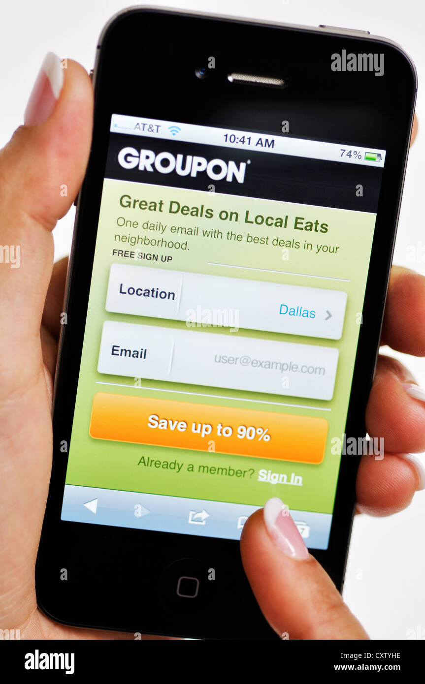 Groupon High Resolution Stock Photography and Images - Alamy
