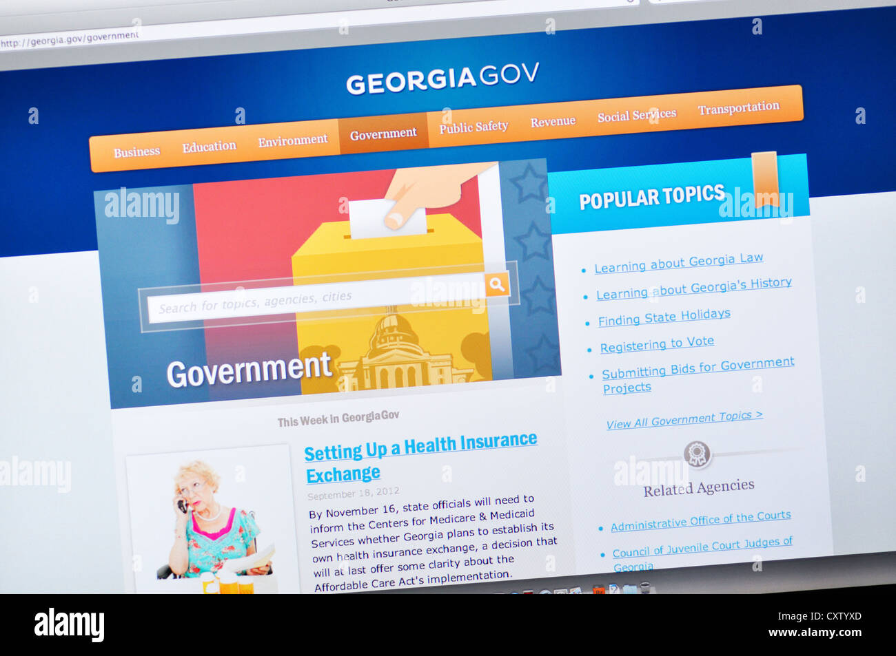 Georgia gov hi-res stock photography and images - Alamy