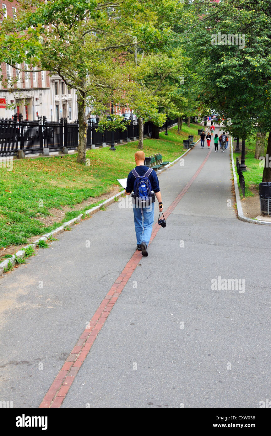 The Freedom Trail walking tour, Boston, Massachusetts, USA Stock Photo ...