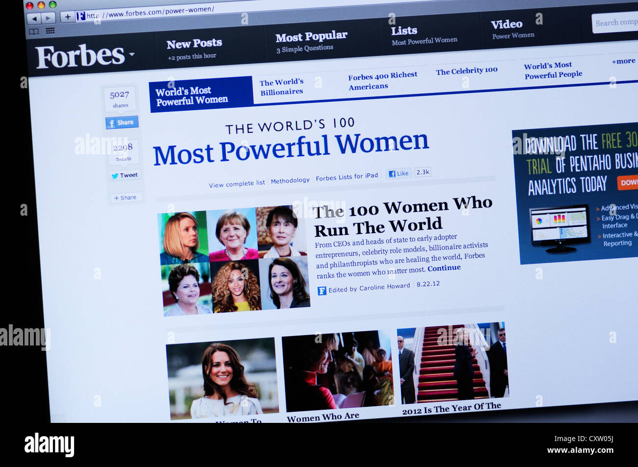 Forbes magazine hi-res stock photography and images - Alamy