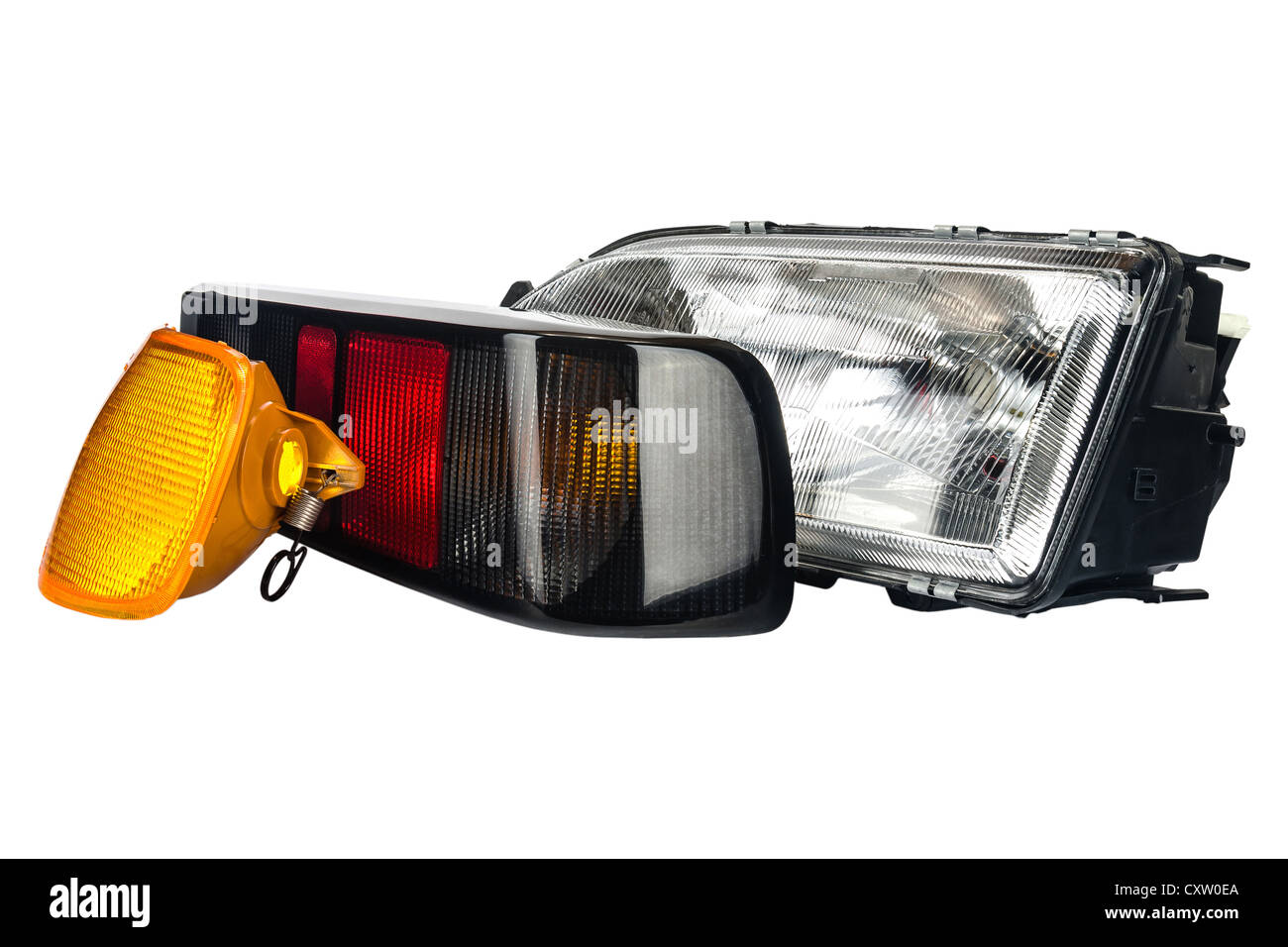 automobile lamps set Stock Photo - Alamy