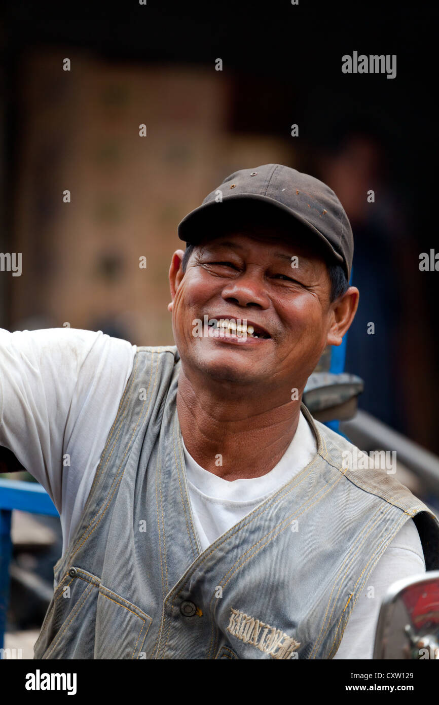 Close-Up Portrait of an Indonesian Man in Banjarmasin in South ...