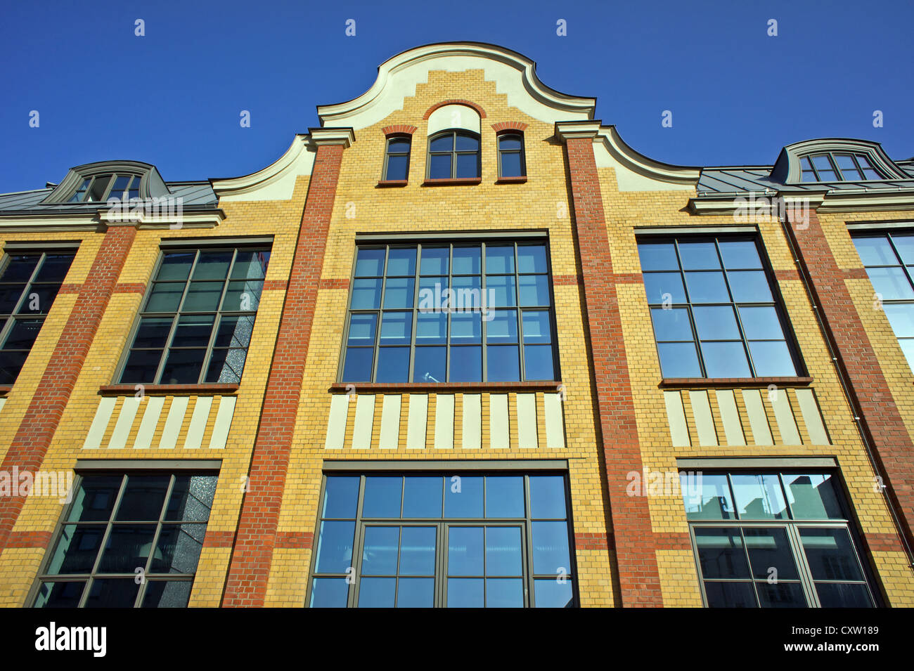 building of old printing house in Poznan, Poland Stock Photo - Alamy