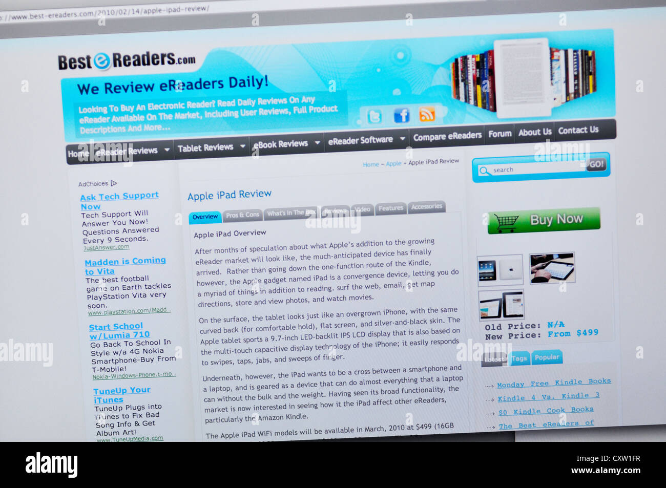 Ereaders hi-res stock photography and images - Alamy