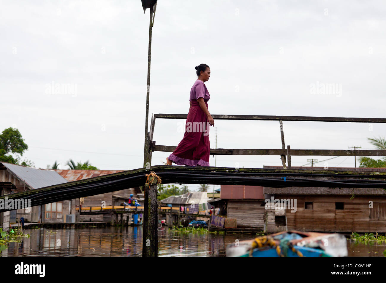 Walking over a bridge hi-res stock photography and images - Alamy