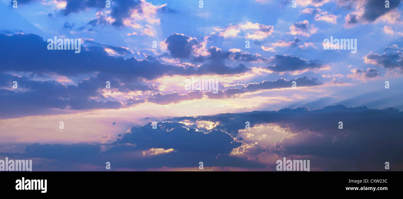 Panoramic skyscape hi-res stock photography and images - Alamy