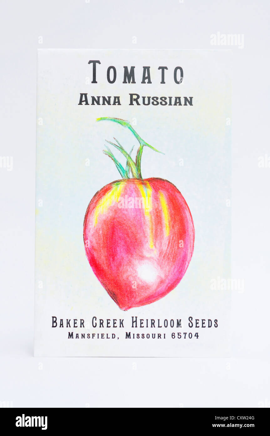 Tomato seed packets hi-res stock photography and images - Alamy