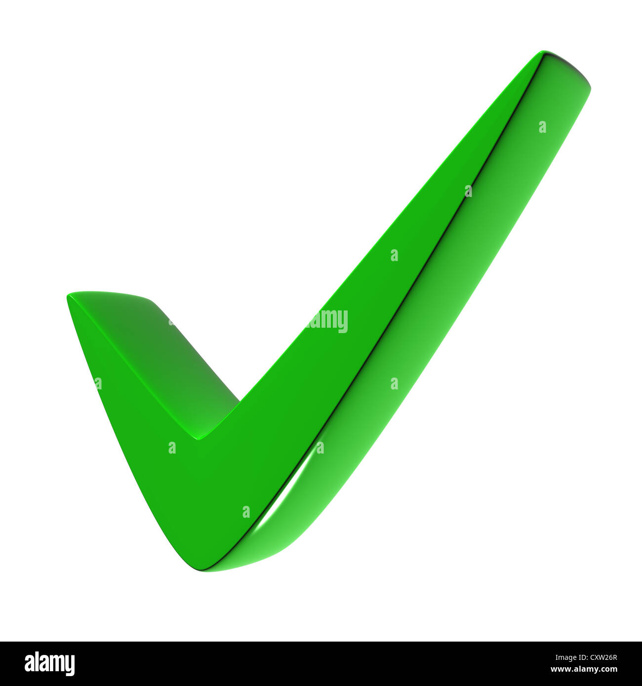 green check mark Stock Photo - Alamy