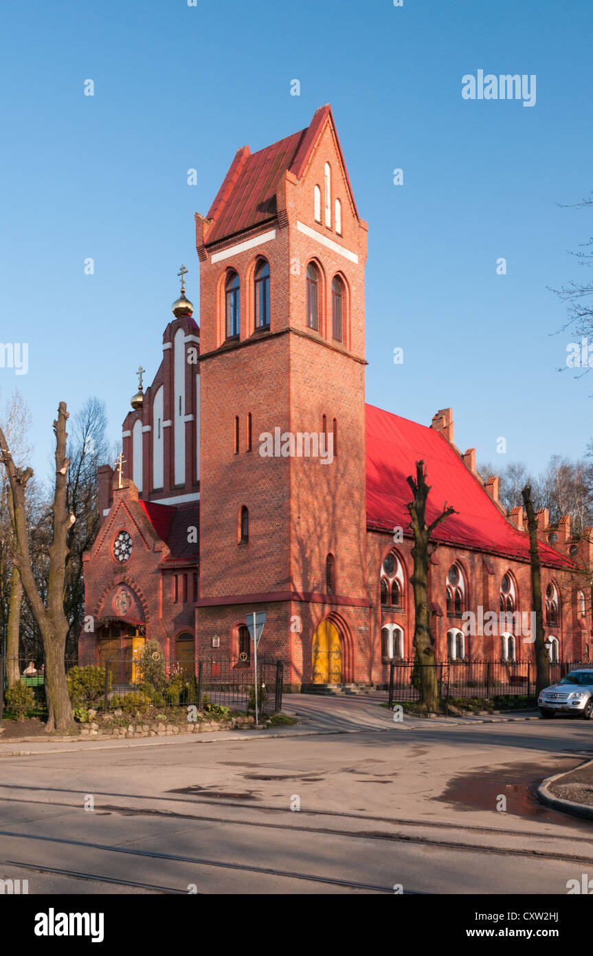 Church at Kievskaya street. Kaliningrad Stock Photo - Alamy