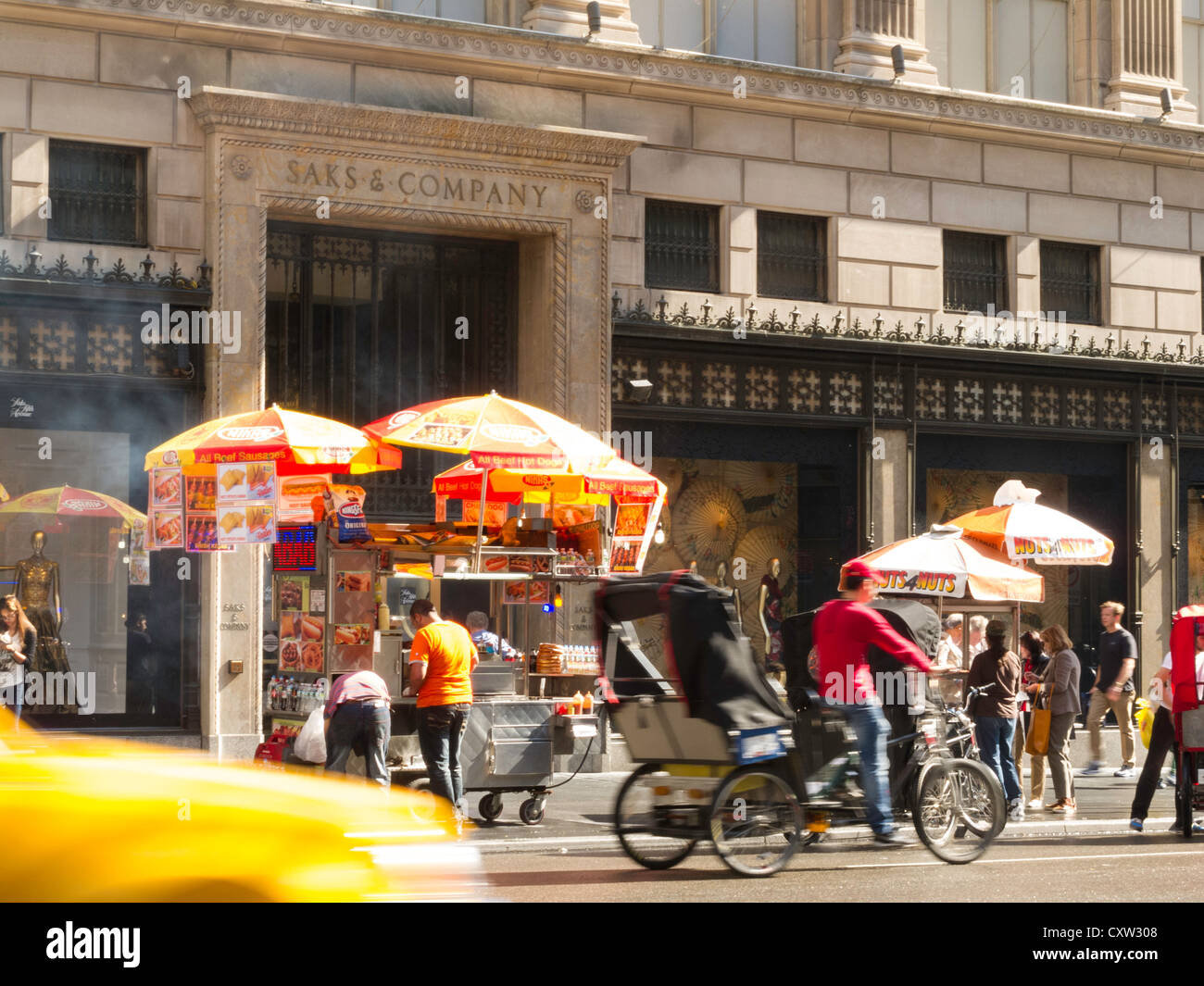 Saks Fifth Avenue, NYC Stock Photo - Alamy