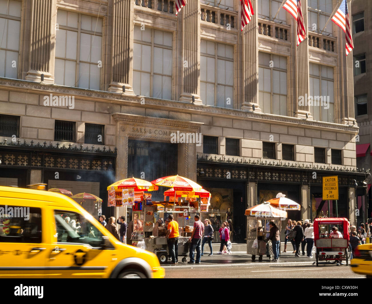Saks Fifth Avenue, NYC Stock Photo - Alamy