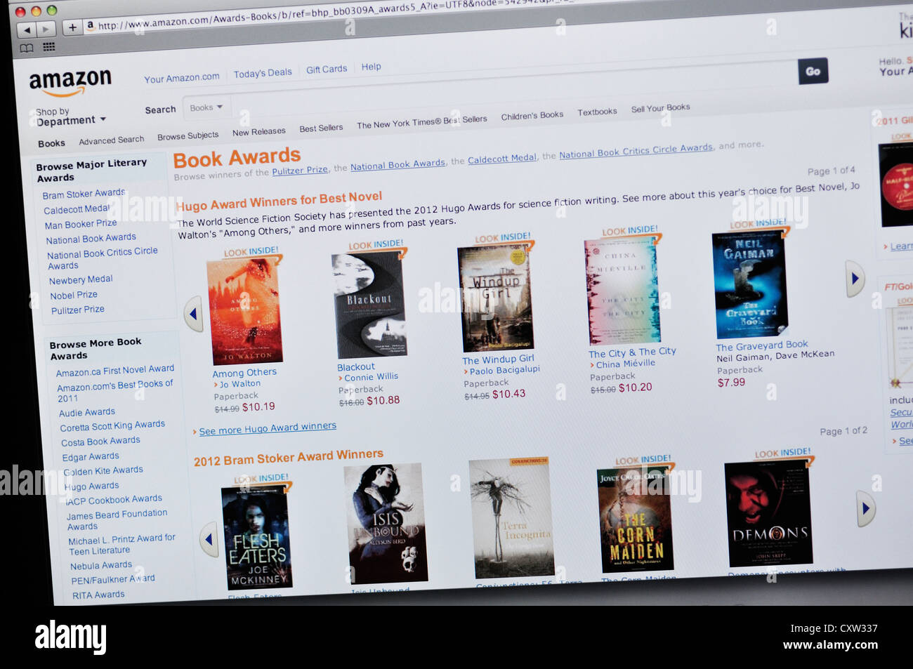 Amazon com book store hi-res stock photography and images - Alamy