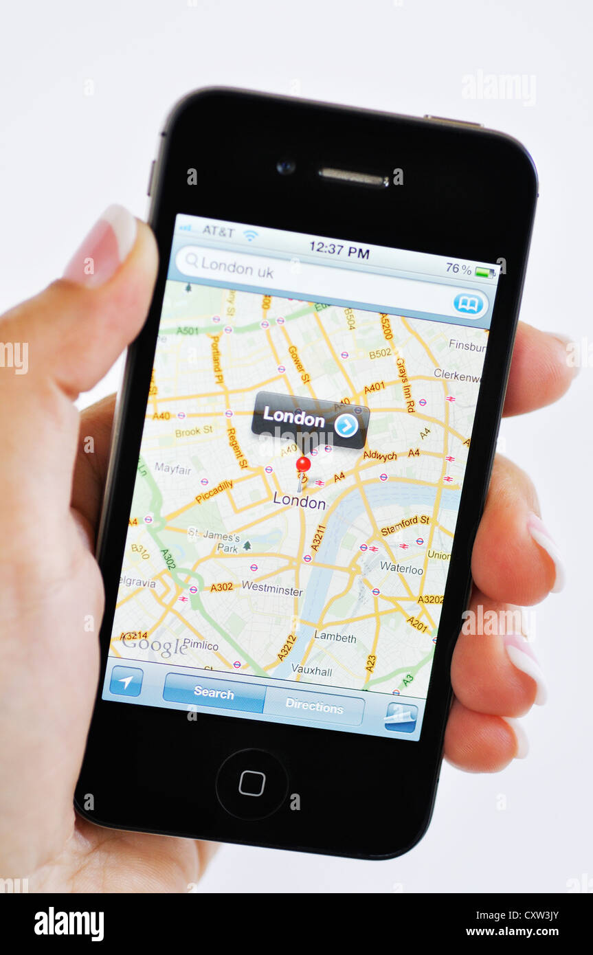 Map of london hi-res stock photography and images - Alamy