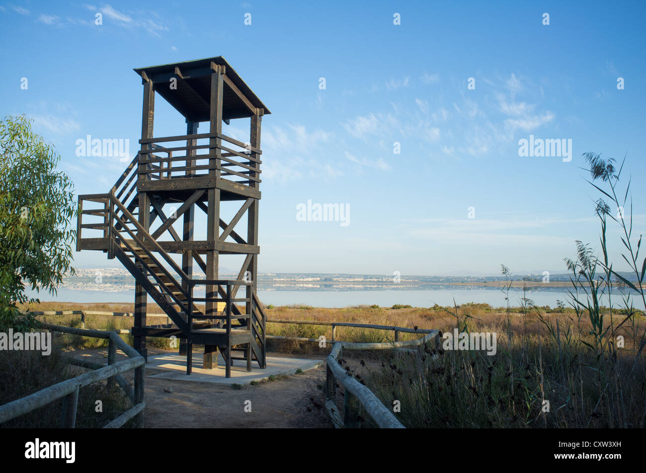 Wooden watch tower hi-res stock photography and images - Alamy