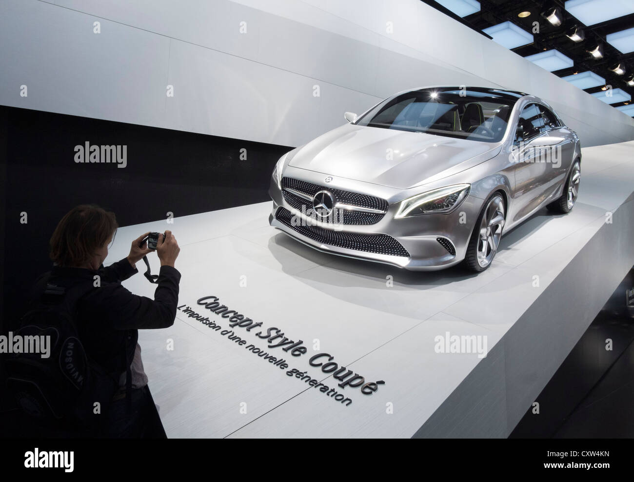 New Mercedes Benz concept Style Coupe on display at Paris Motor Show ...