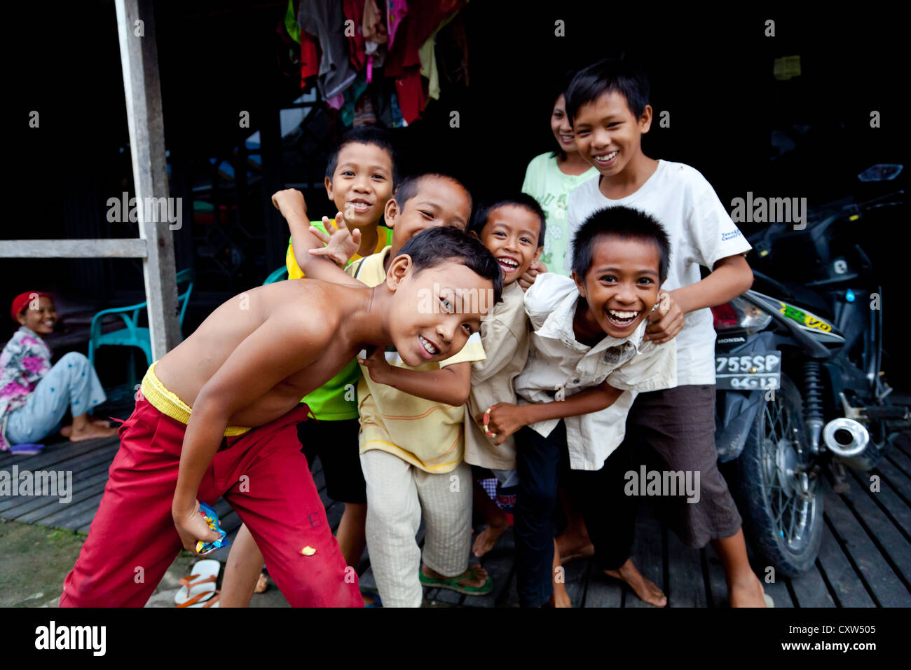 Indonesian children kalimantan hi-res stock photography and images - Alamy