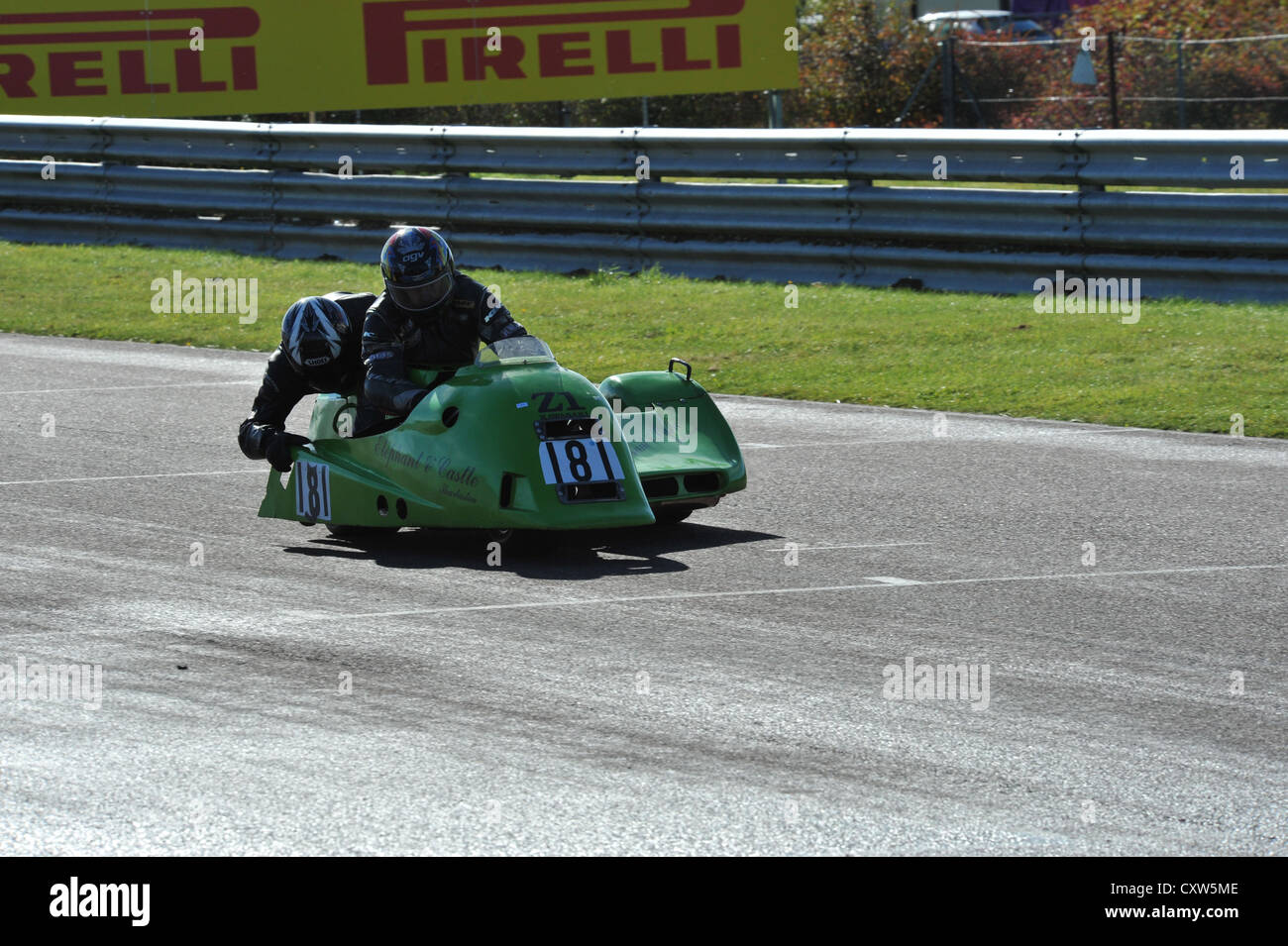 Motorbike sidecar competitors hi-res stock photography and images - Alamy
