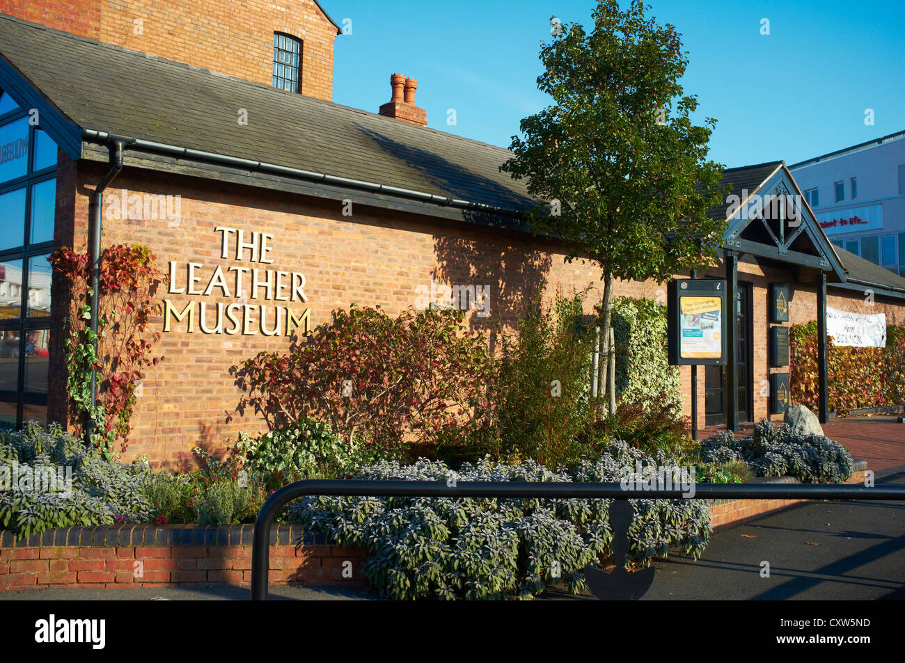 Entrance to the Leather Museum Walsall UK Stock Photo - Alamy