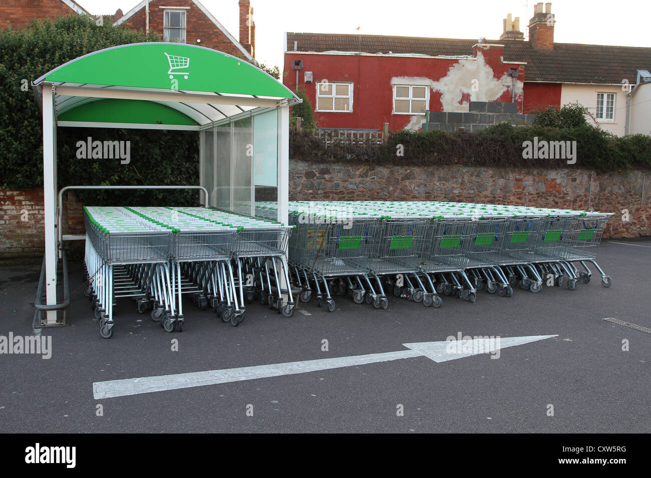 Asda trolley hi-res stock photography and images - Alamy