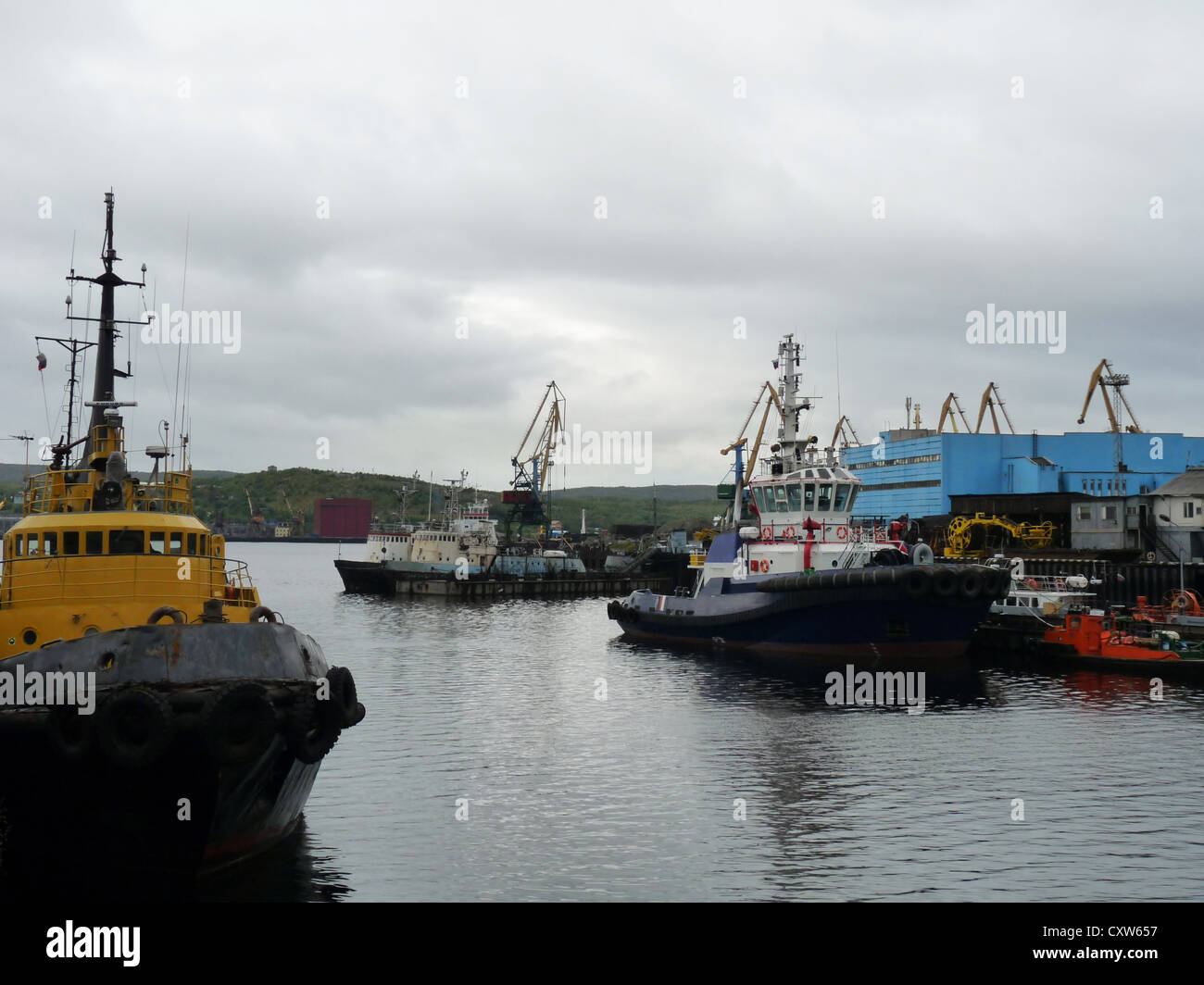 ship, ships, marine station Murmansk, Murmansk, Russia, north, polar ...