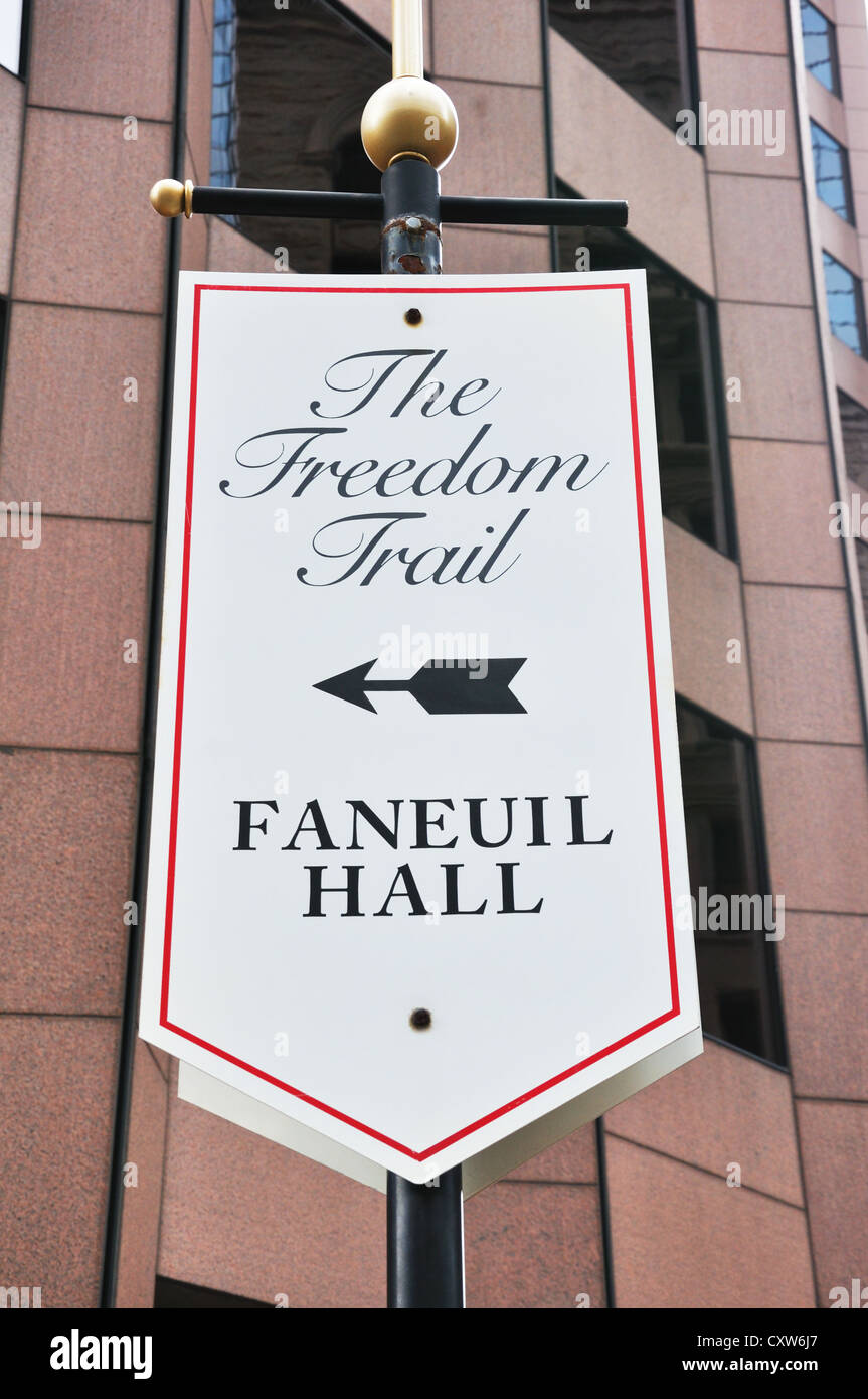 The Freedom Trail walking tour, Boston, Massachusetts, USA - Faneuil ...