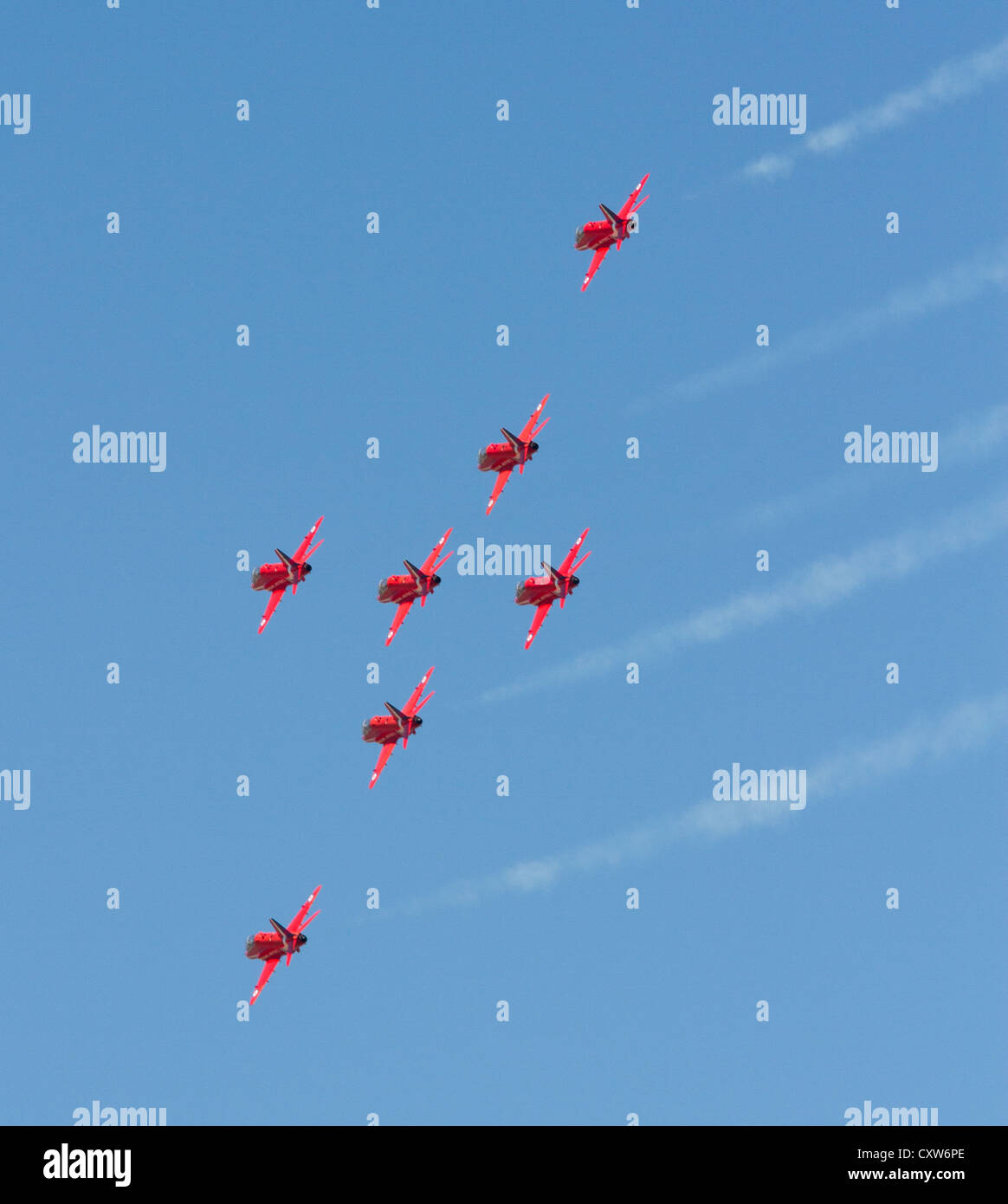 Red arrows planes hi-res stock photography and images - Alamy