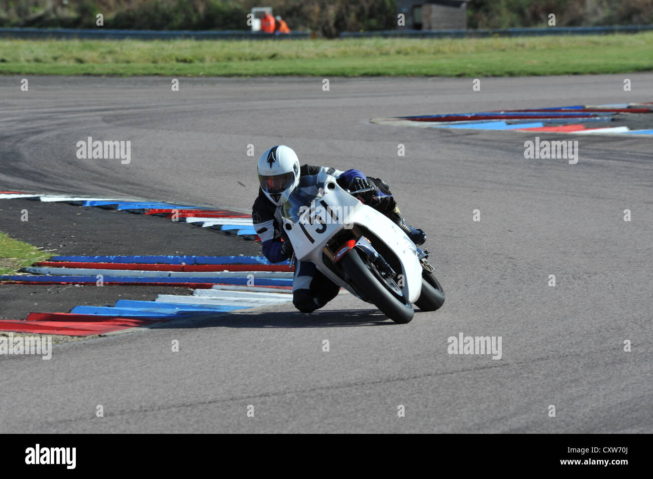 motorbike race meeting at thruxton track Stock Photo - Alamy
