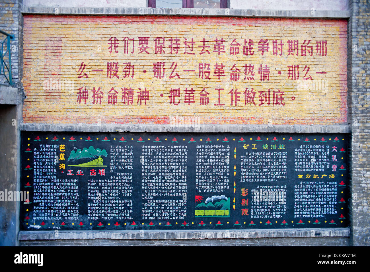Chinese posters, prints Stock Photo - Alamy