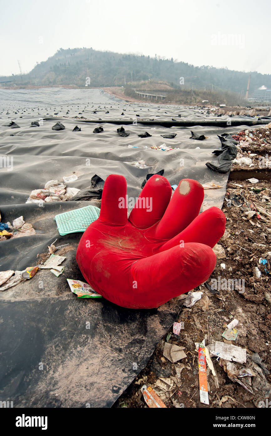 Waste disposal sites, China Stock Photo - Alamy