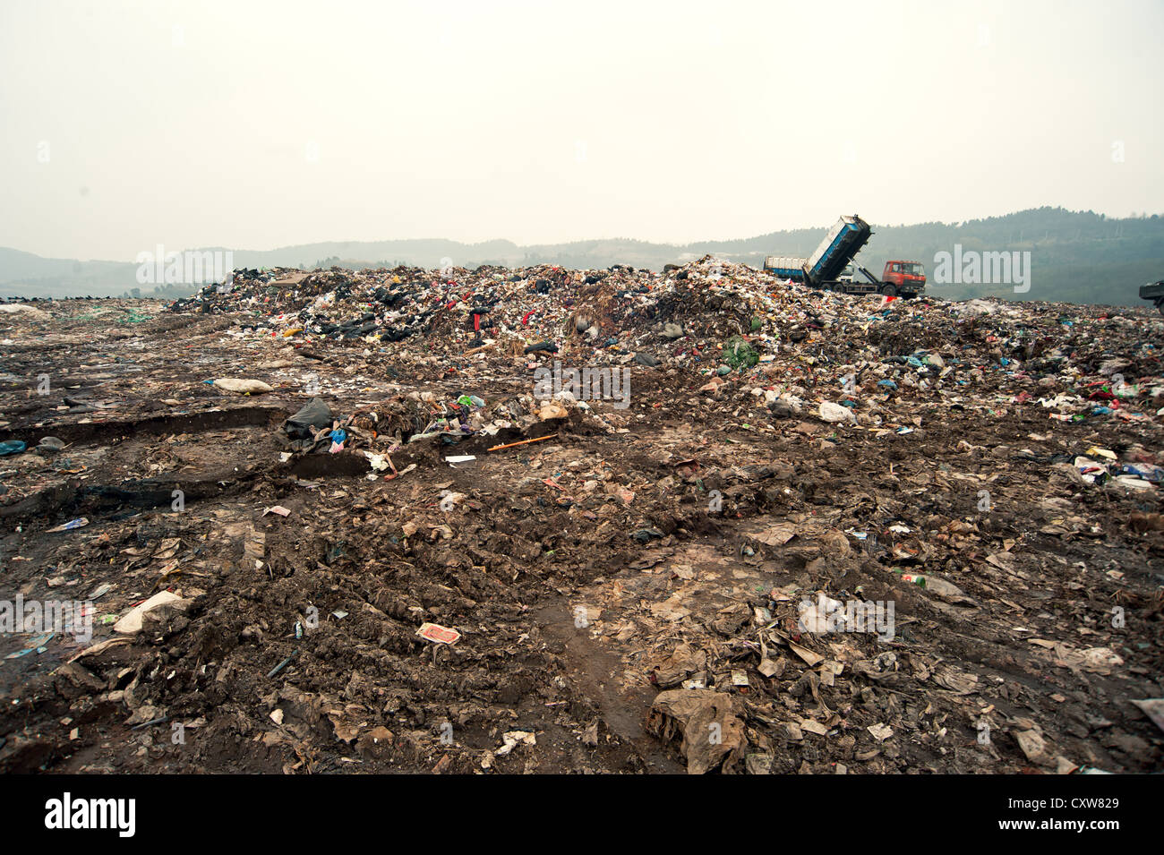 Waste disposal sites, China Stock Photo - Alamy