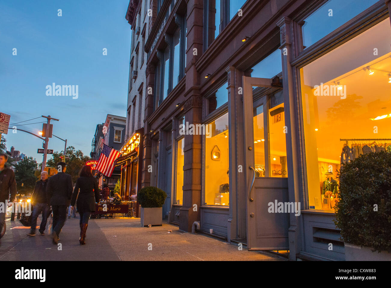 New York City, NY, USA, Street Scenes, Shopping, on Hudson Street ...