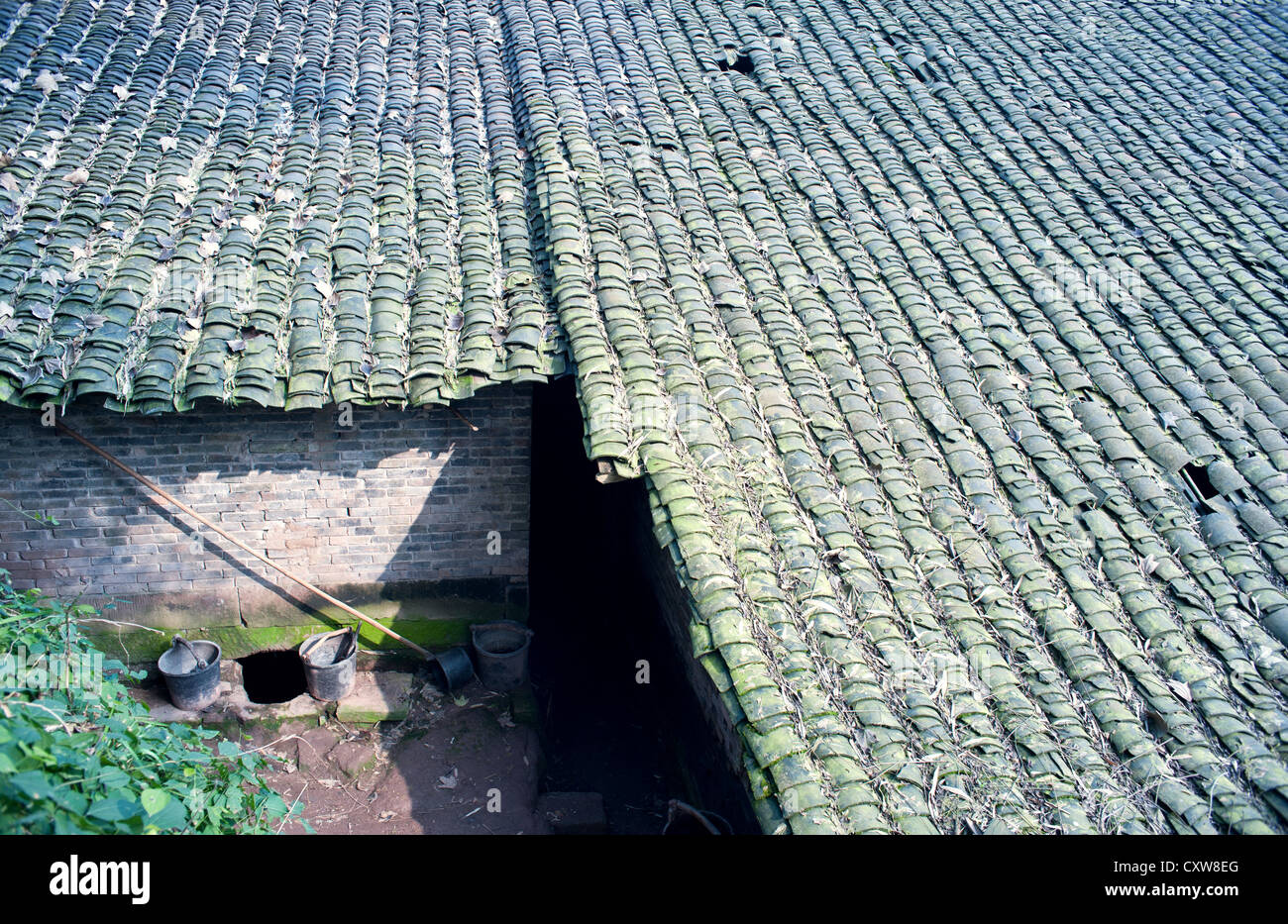 Brick houses, China Stock Photo - Alamy