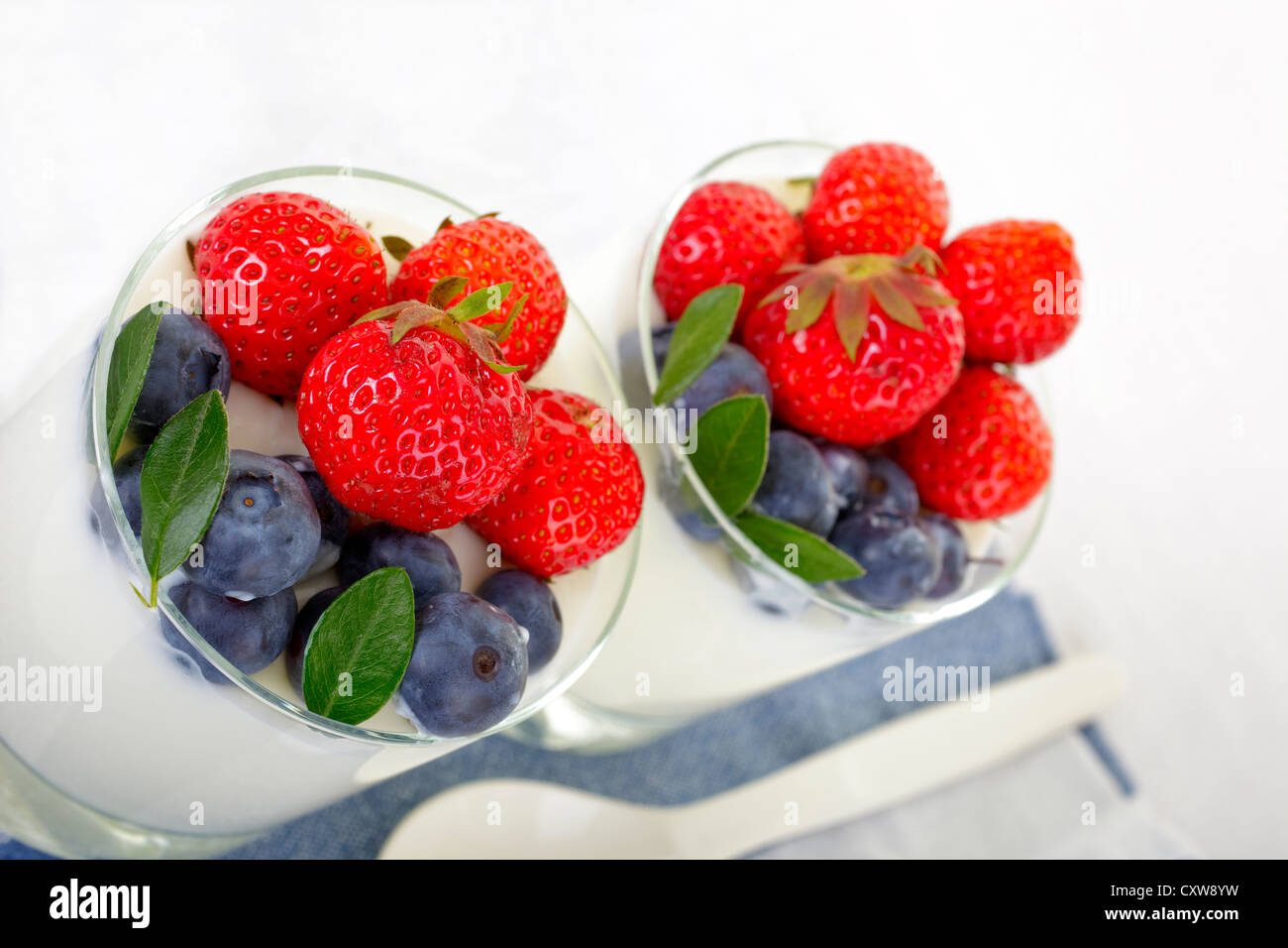 Yogurt berries hi-res stock photography and images - Alamy