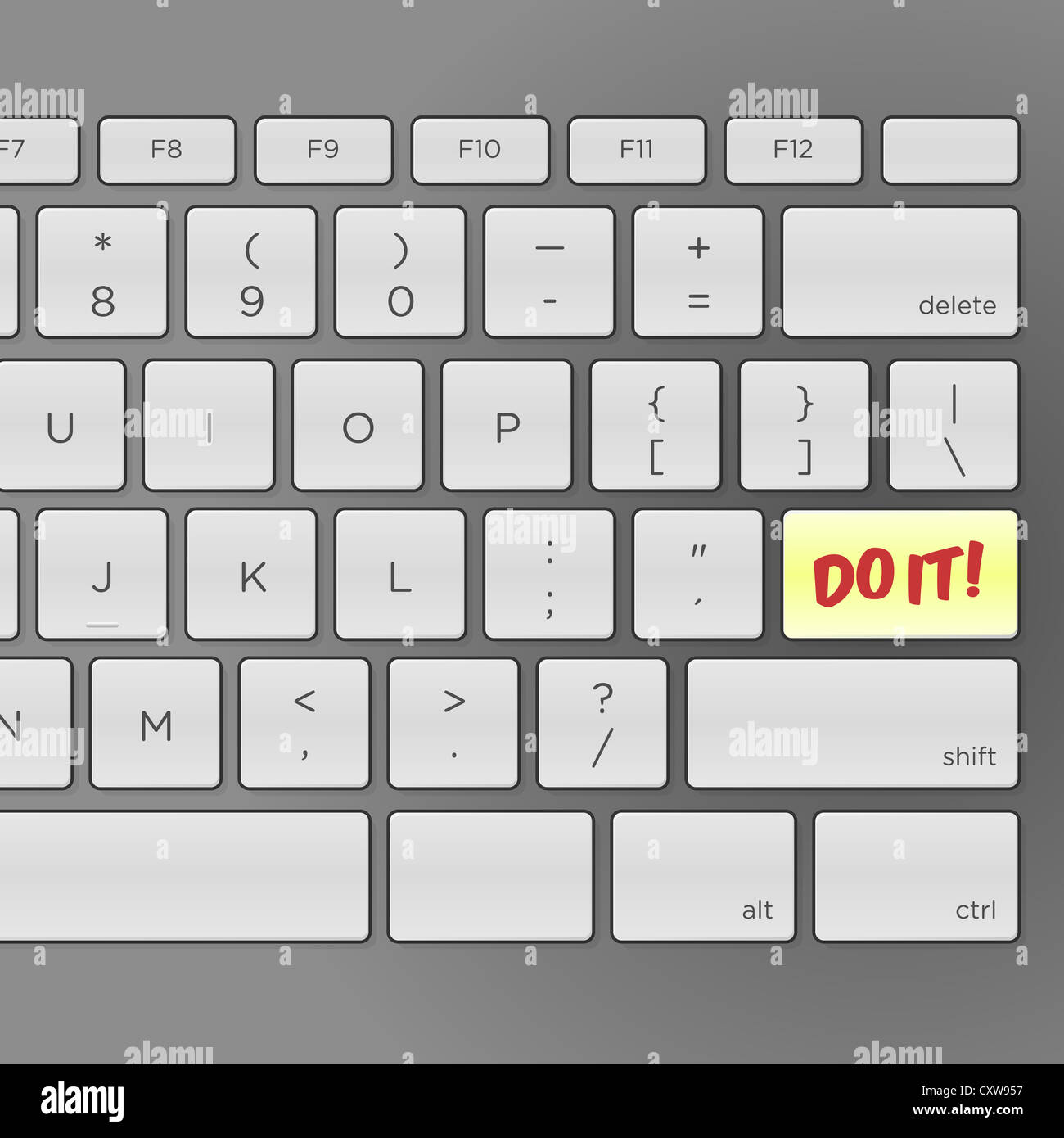 Do It Keyboard Stock Photo - Alamy