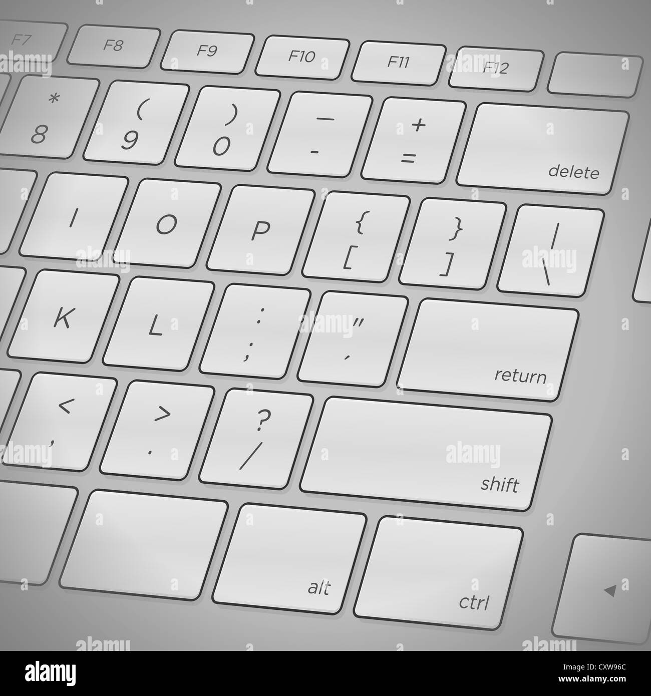 Keyboard Close Up Stock Photo - Alamy