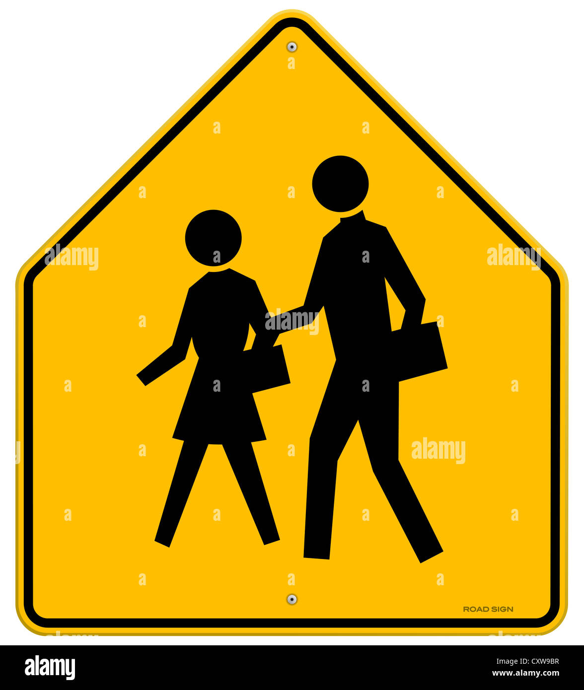 School Warning Sign Stock Photo - Alamy