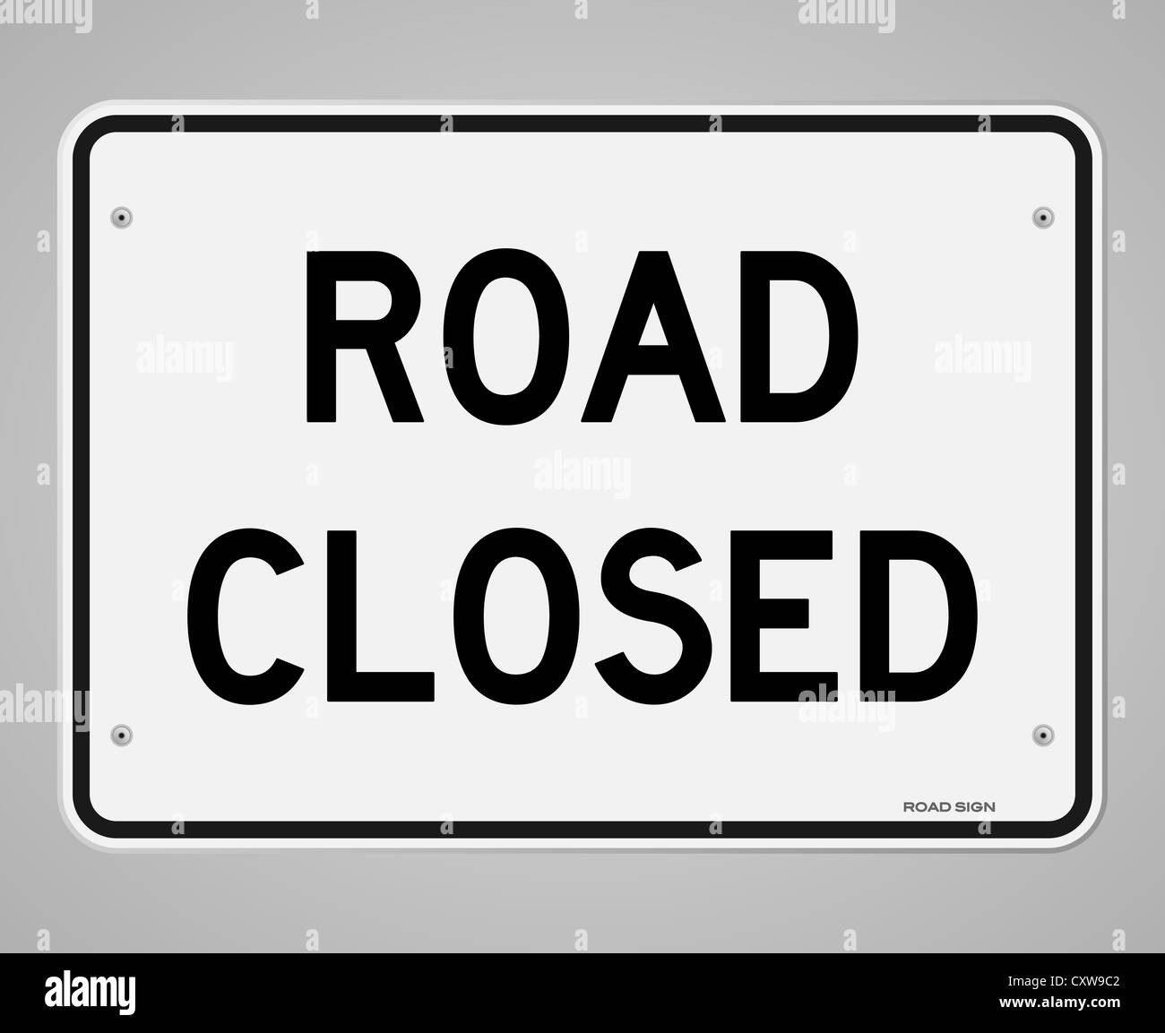 Closed work site Black and White Stock Photos & Images - Alamy