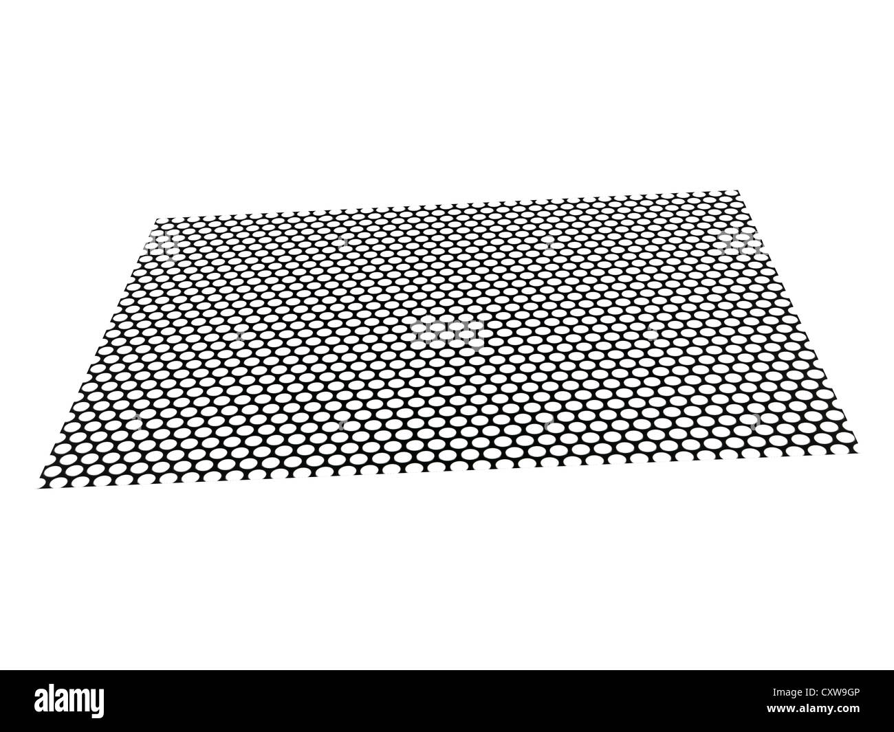 Metal mesh plating isolated against a white background Stock Photo - Alamy