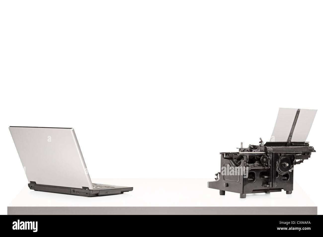 Old computer monitor isolated on hi-res stock photography and images ...
