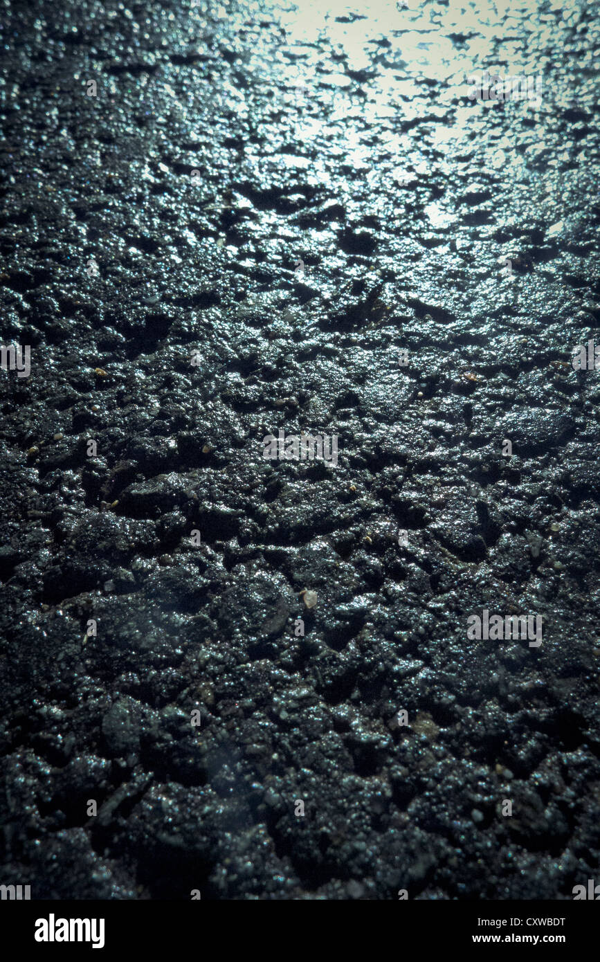 wet asphalt background Stock Photo - Alamy