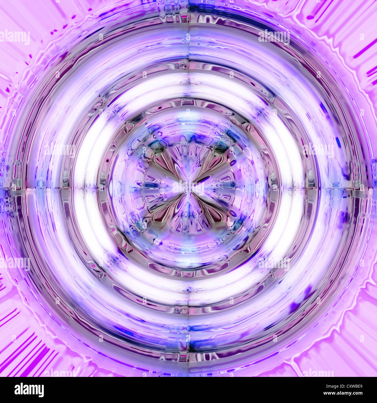 Abstract illustrated glass object Stock Photo - Alamy