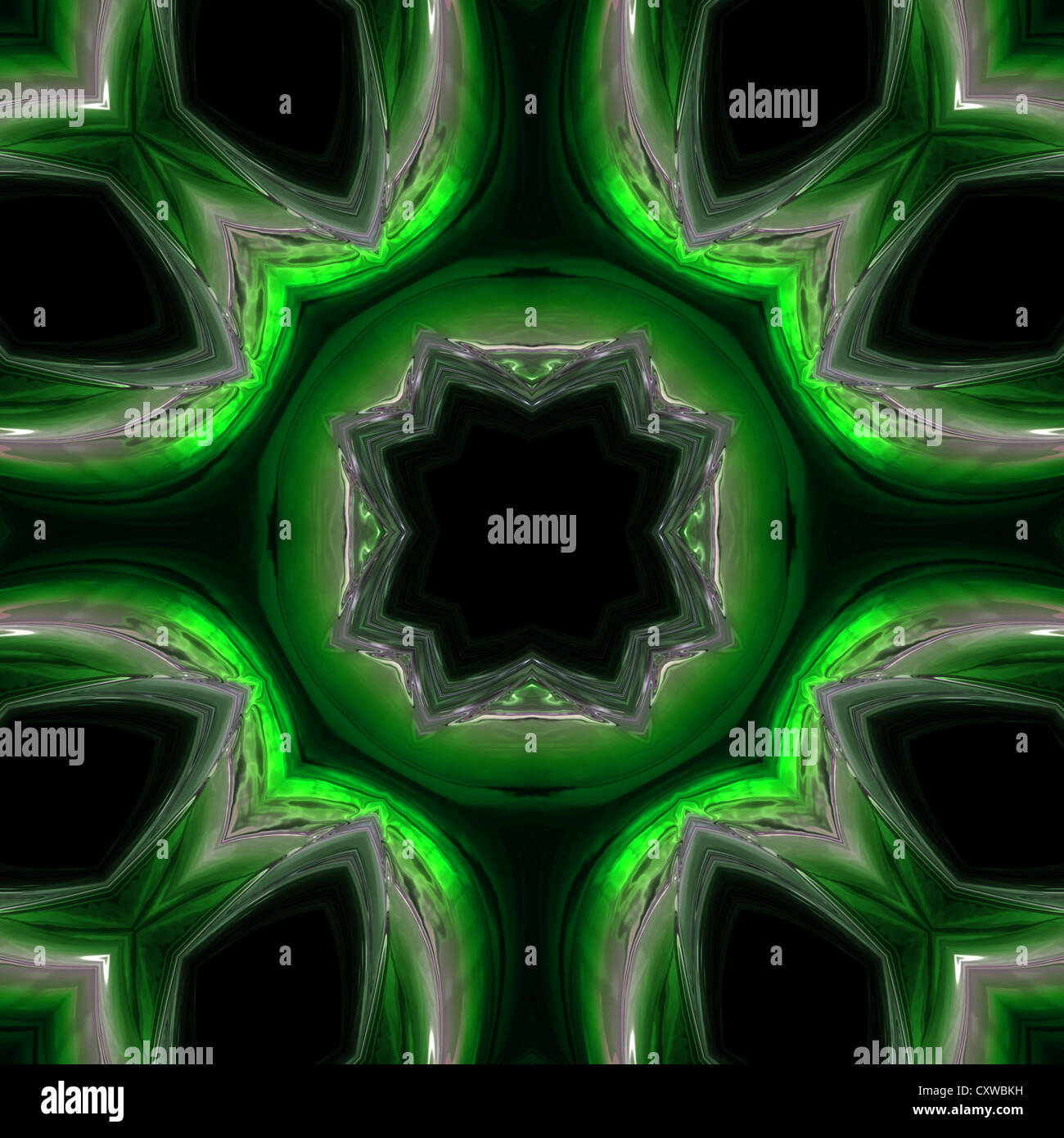 Abstract illustrated glass object Stock Photo - Alamy