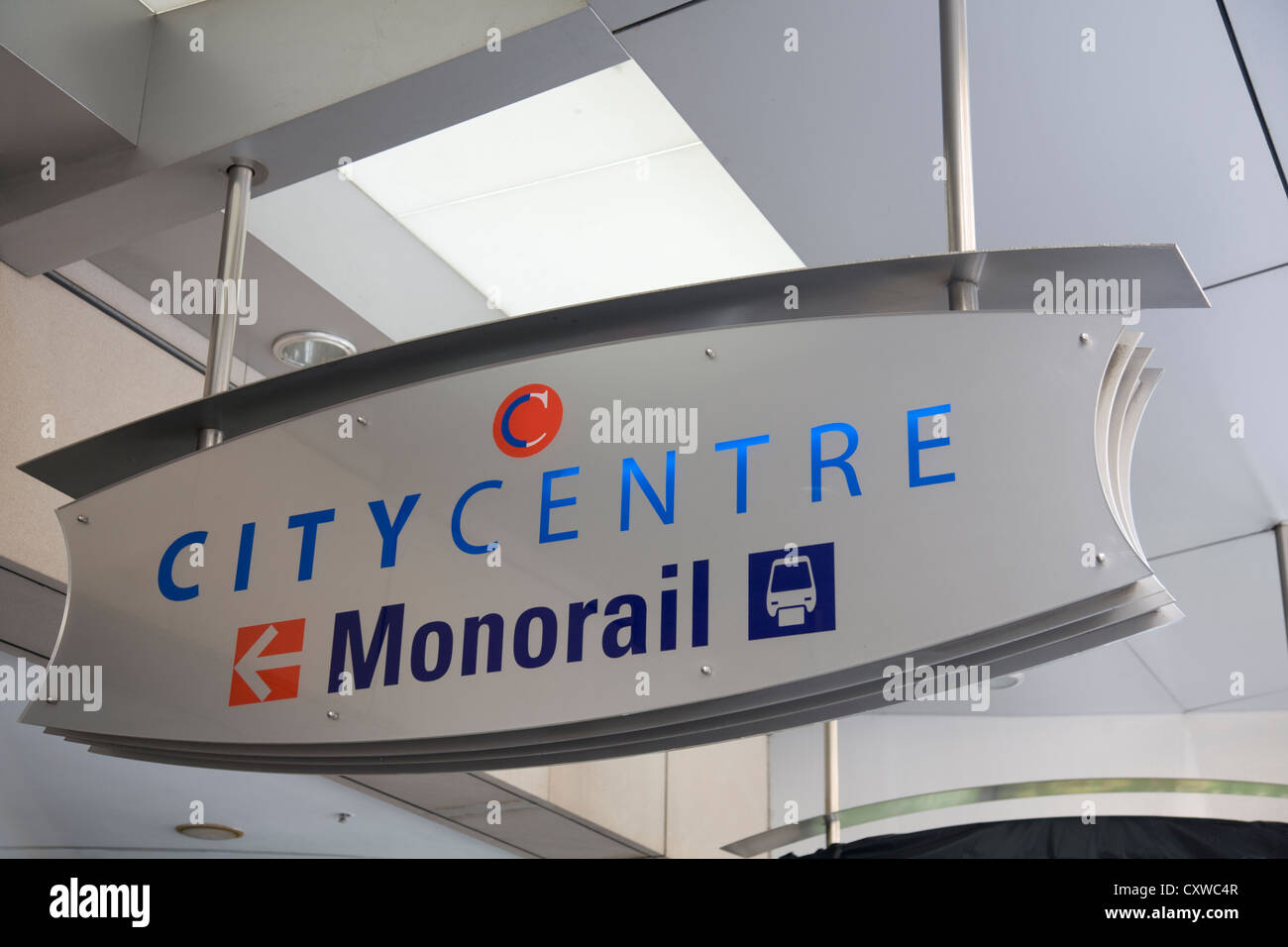 Monorail signage hi-res stock photography and images - Alamy