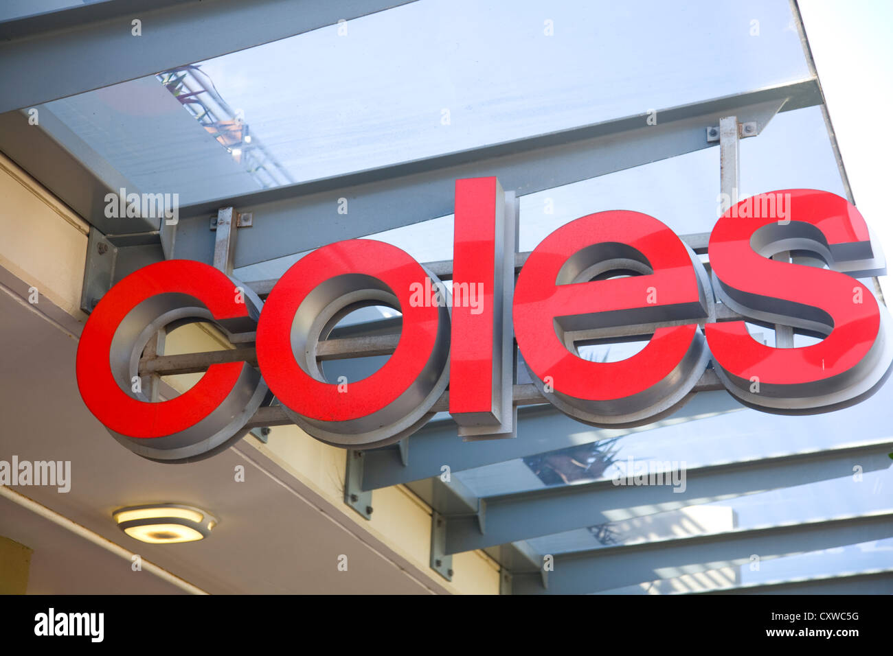 coles supermarket in australia Stock Photo - Alamy