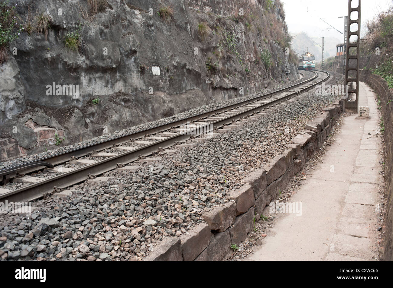 Railway track, China Stock Photo - Alamy