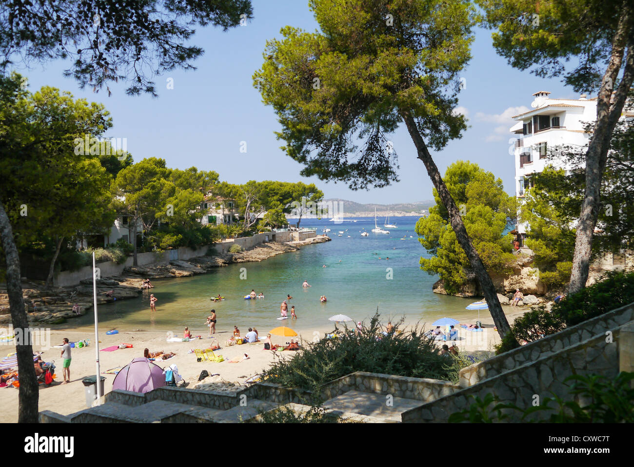 Santa ponsa sunbathing hi-res stock photography and images - Alamy